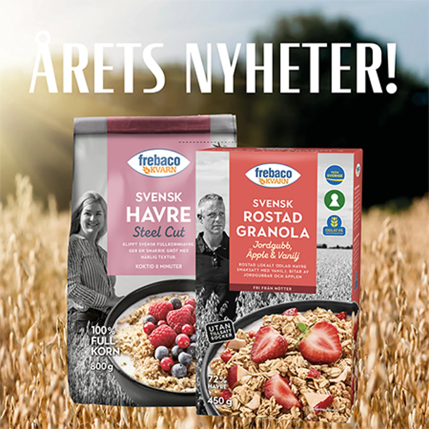Frebaco Havre Steel Cut och Rostade Granola - Fazer.se