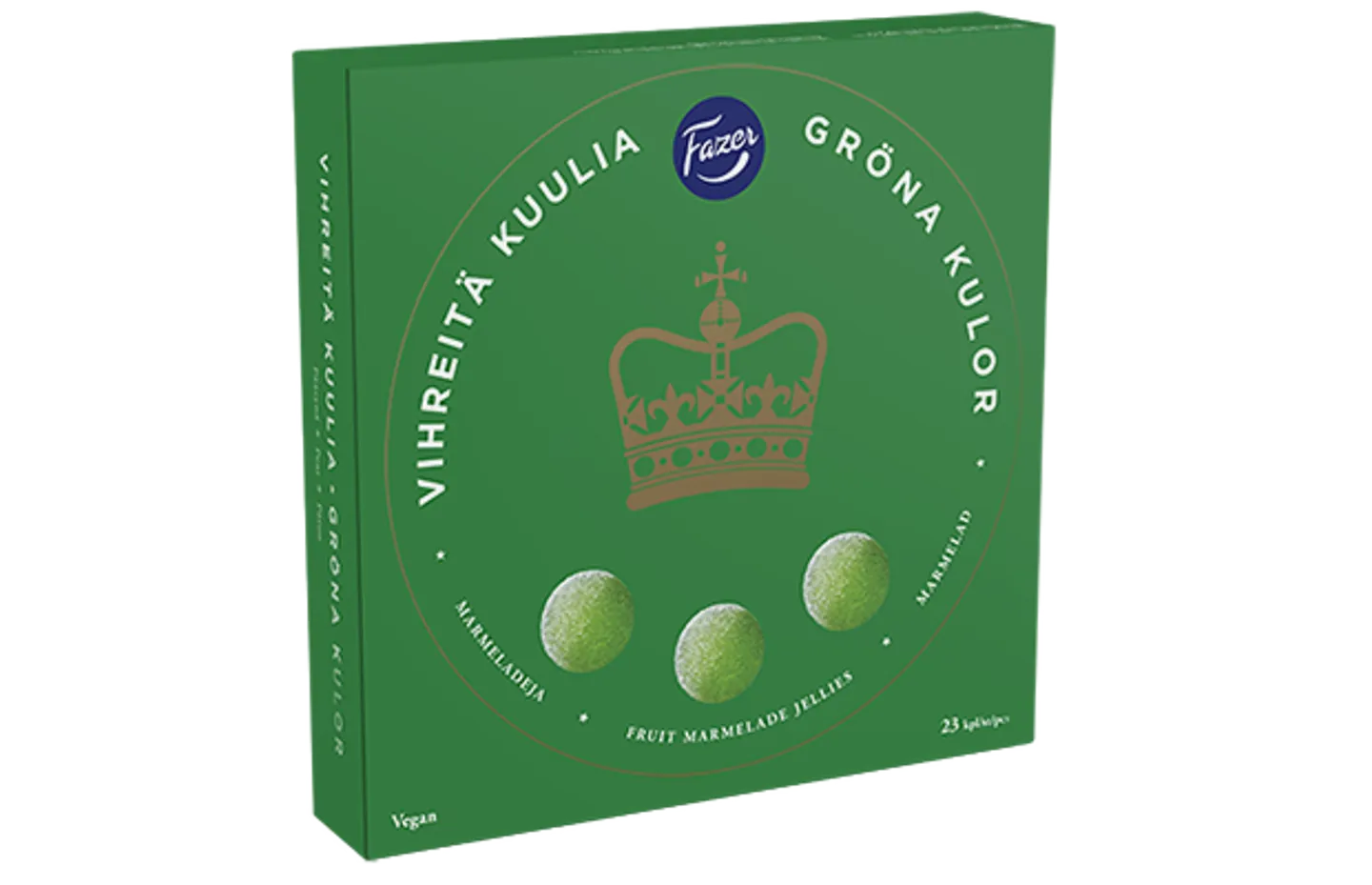 Fazer Gröna kulor 500g marmelad - Fazer.se