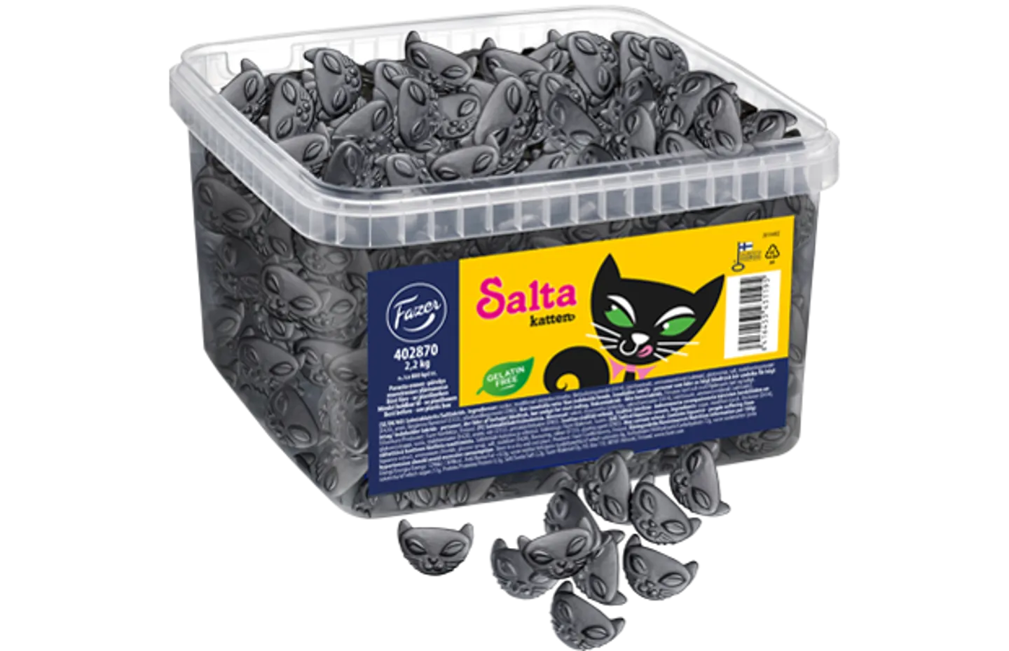 Salta Katten 2,2kg pick&mix - Fazer.se